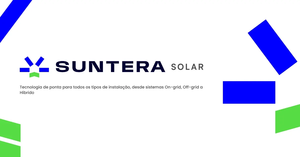 Energia Solar Fotovoltaica - Suntera Solar | Energia Solar Fotovoltaica